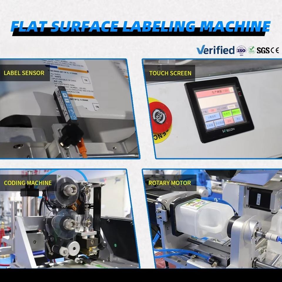 Semi-Automatic Electric High Precision Touchscreen Label Applicator for ...