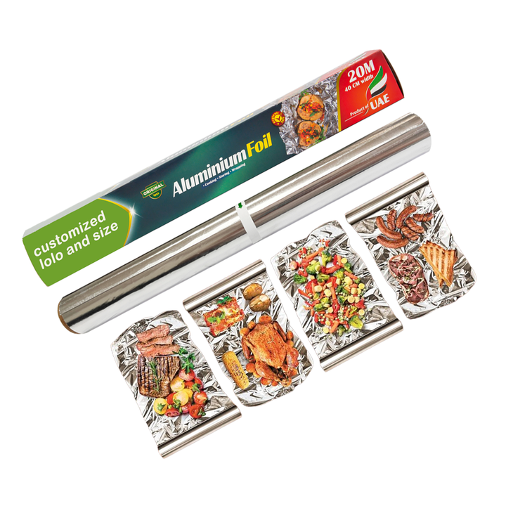 Food Grade Disposable 8011 Aluminum Foil Wrapper Packaging Food Baking ...