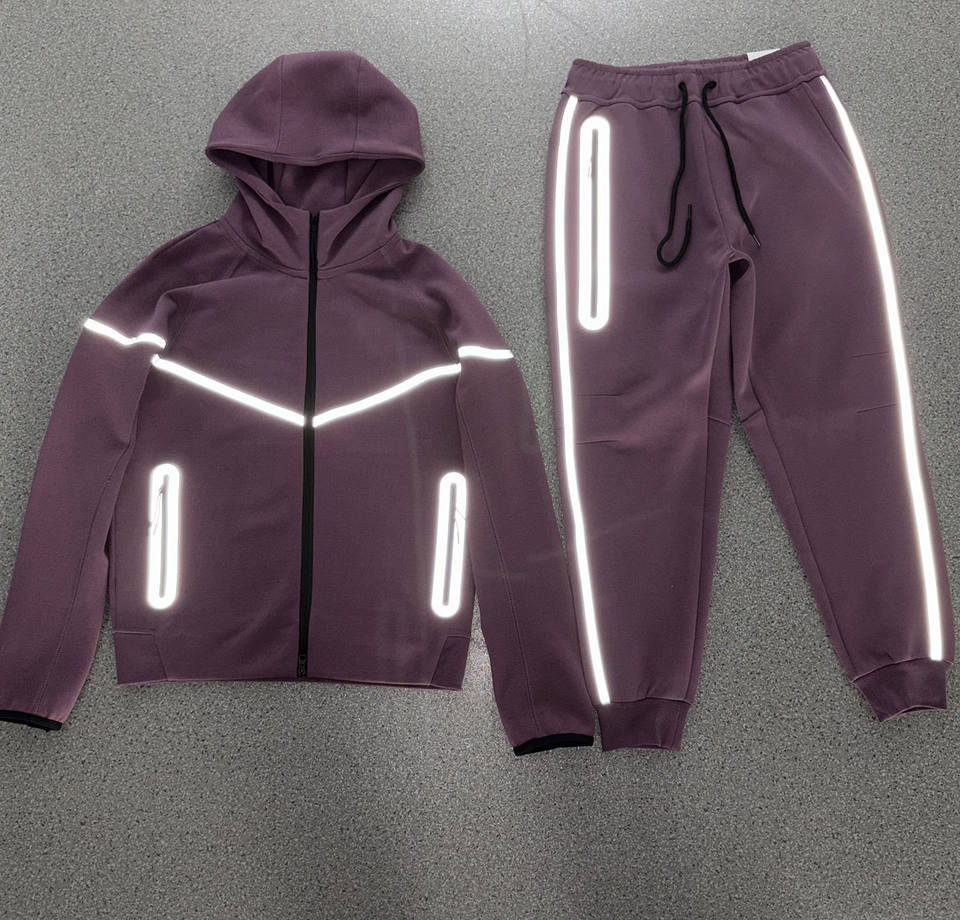 Reflective Tech Fleech 2026 Custom New Arrival Track Suit Men ...
