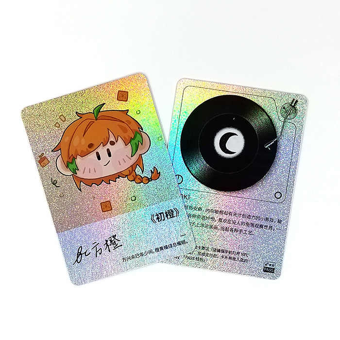 Wholesale OEM Size Blank Hologram PVC Material Cards