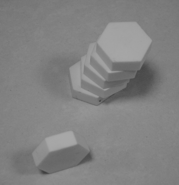 High Temperature Tempering Alumina Ceramic Tile Hexagonal Square ...