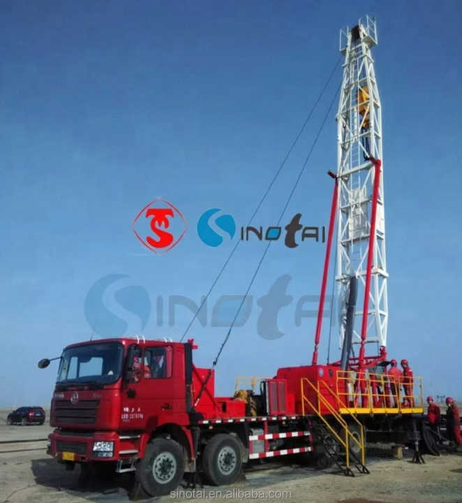 API Truck Mounted Drilling Oil Drilling&Workover Rig for Oilfield ...