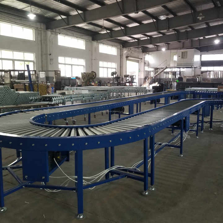 Driven Curved Roller Conveyor 180 Degrees - Power & Efficiency