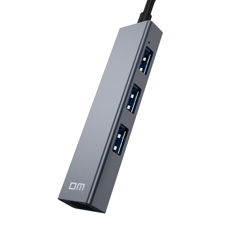 DM USB2.0 Hub with 100MBPS Ethernet Port - Extend USB Ports