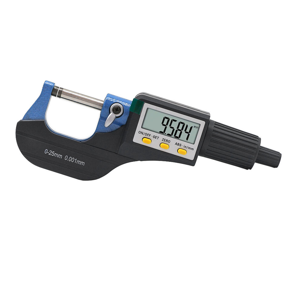 Professional Digital External Micrometer 0-25 MM Measuring Range 0.001 ...