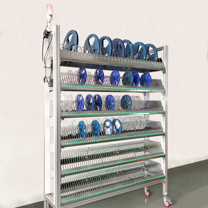 Smart Storage for PCB SMT Lighting - Intelligent Reel Shelves