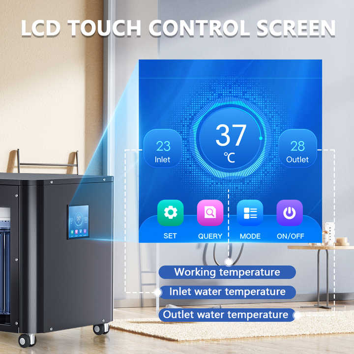 Icegalax 110V Ice Bath Cold Plunge Cooling and Heating Chiller WiFi UV ...