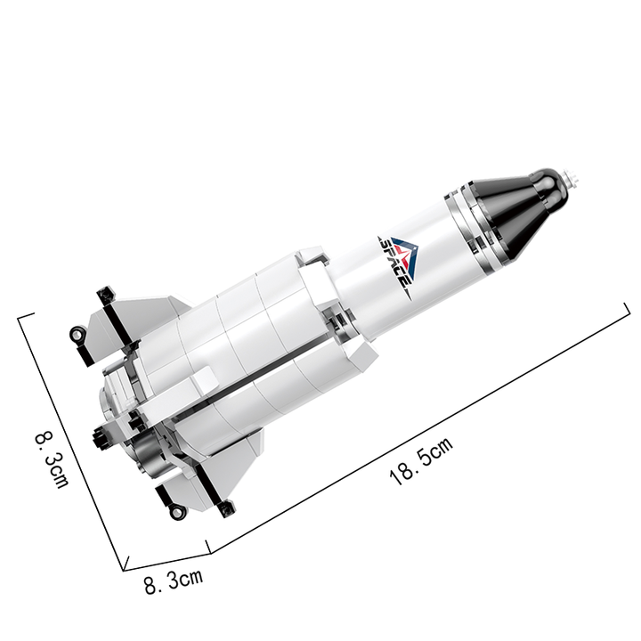 COGO Kids Plastic Classic Aerospace Spaceship Building Bricks