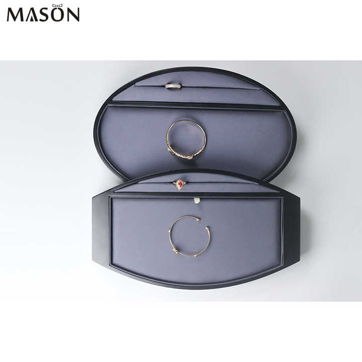 New Design Necklace Jewelry Display Plate Round Edge Earring Ring ...
