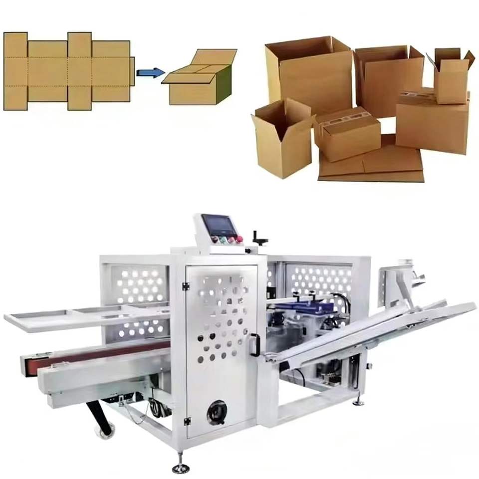 DK500 Automatic Carton Erector High Speed for E-commerce Warehouse ...