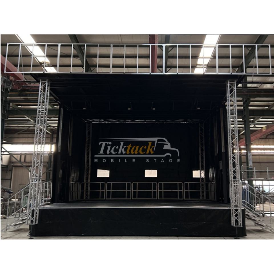 8m Long Mobile Stage Vehicle Trailer Stage Mobile Outdoor Mobile Stage ...