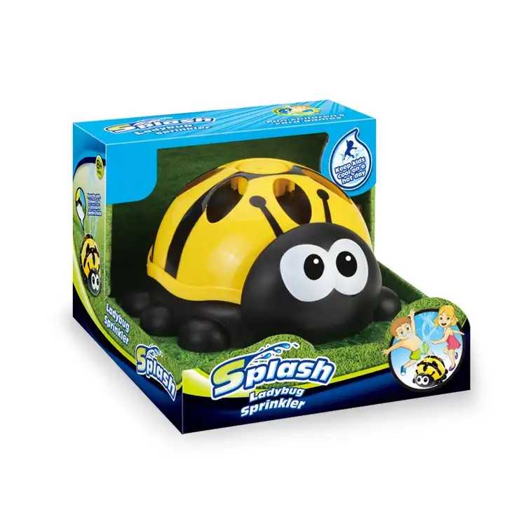 Water Spray Sprinkler Ladybug Outdoor Play Backyard Rotating Sprinkler ...