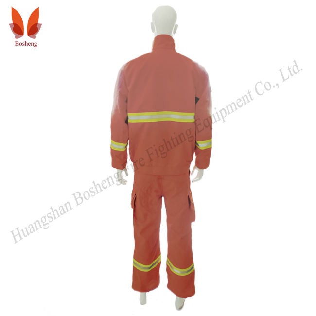 Forest Fireproof Clothing Forest Safety Clothing Orange Dyed Aramid ...