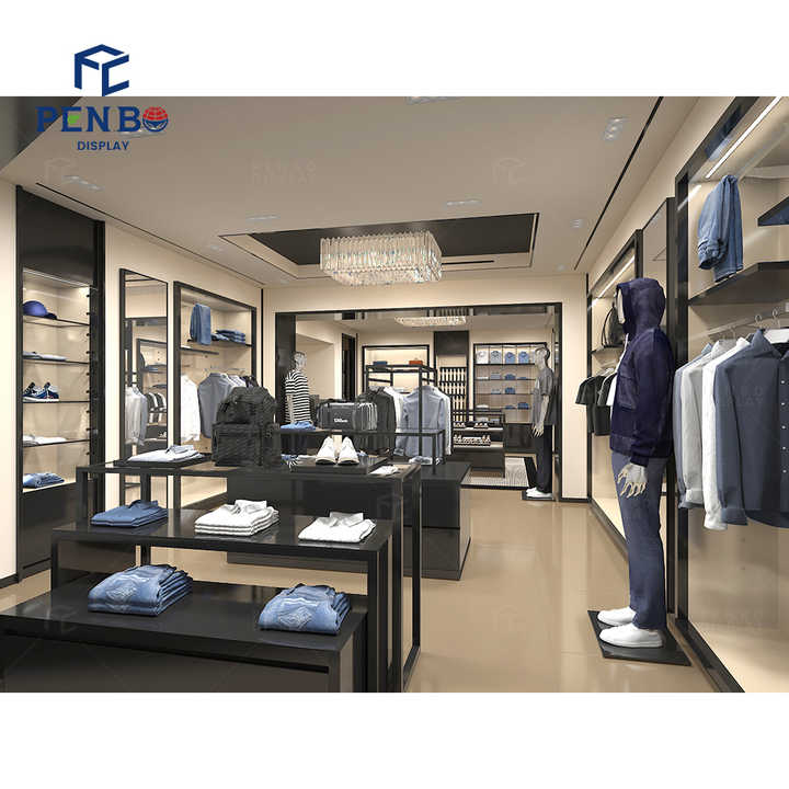 Basic Men's Clothing Store Display Fixtures Furniture-for-clothing ...