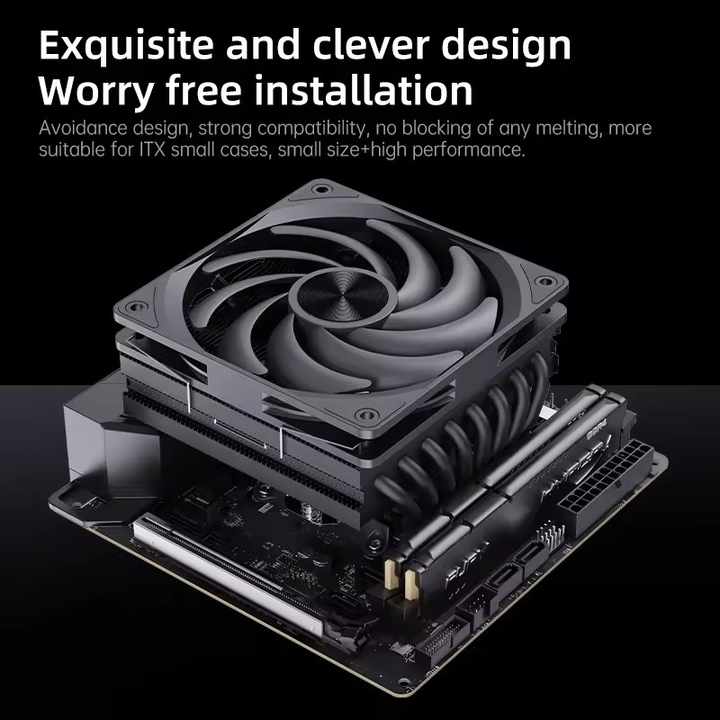 SNOWMAN MC75-8 CPU Cooler - Efficient 120mm Heat Sink