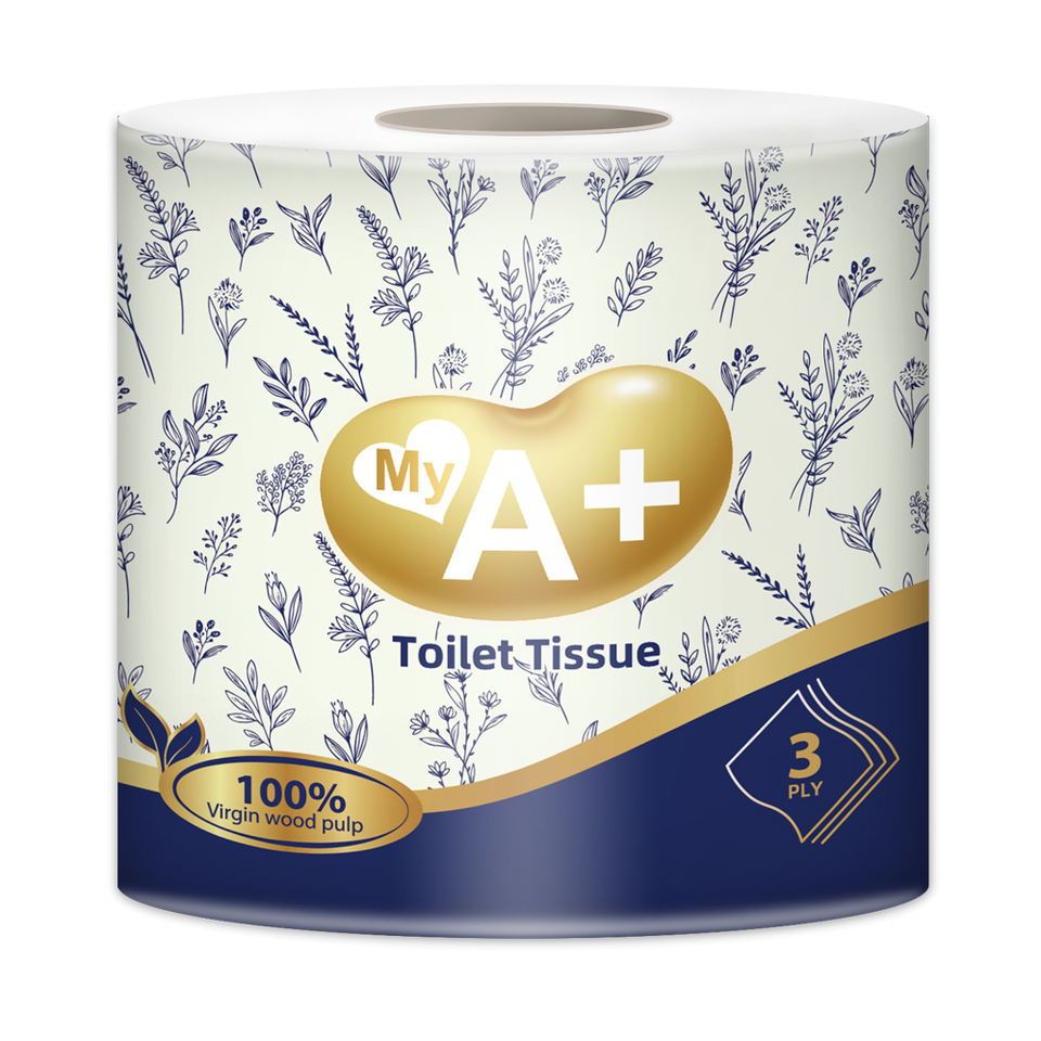 Toilet Paper Embossed Toilet Tissue Flushable Soft Touch 2/3/4 Plys ...