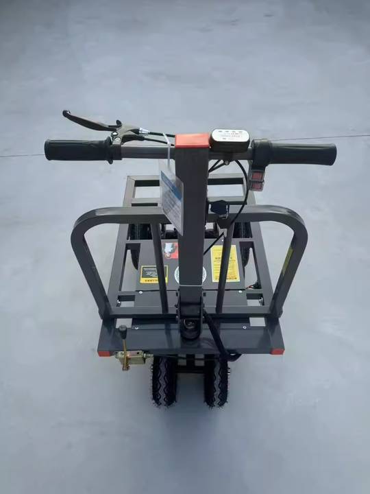 Portable Electric Flatbed Cargo Truck with Painted Metal Trolley ...