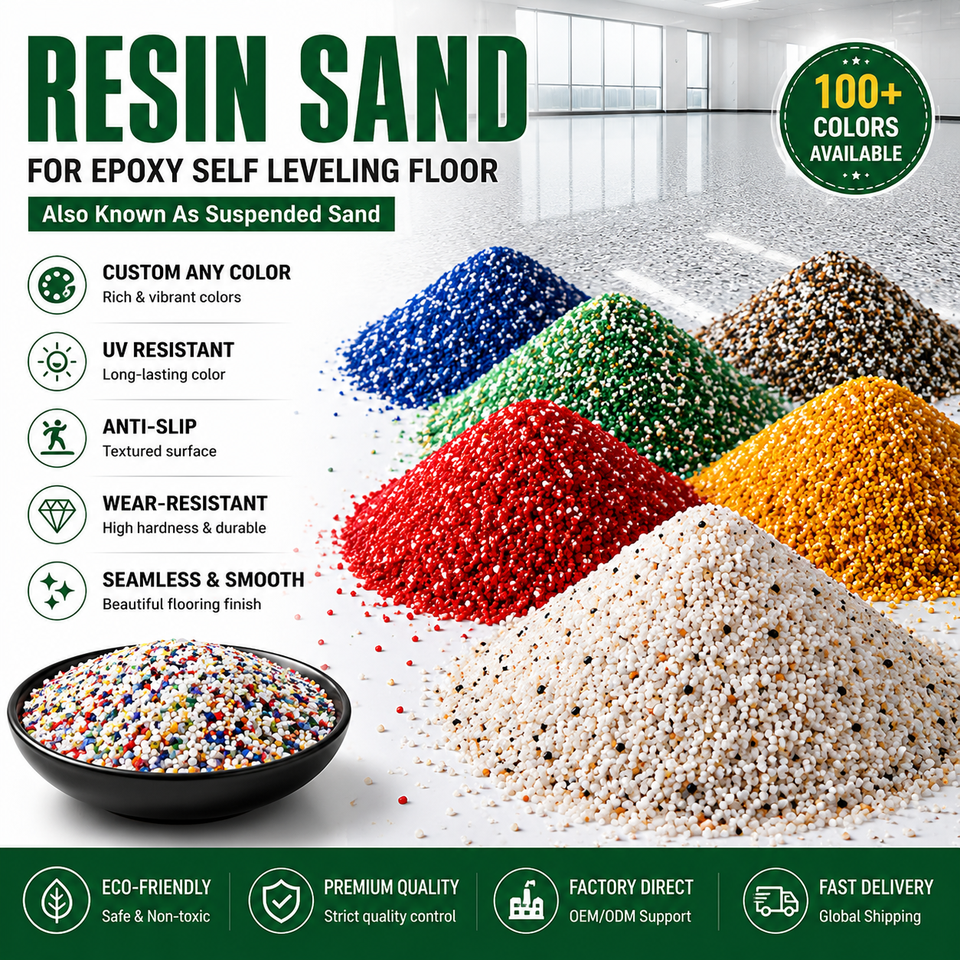 40-60Mesh Mixed-color Epoxy ResinSand Anti-Slip Wear-Resistant Epoxy ...