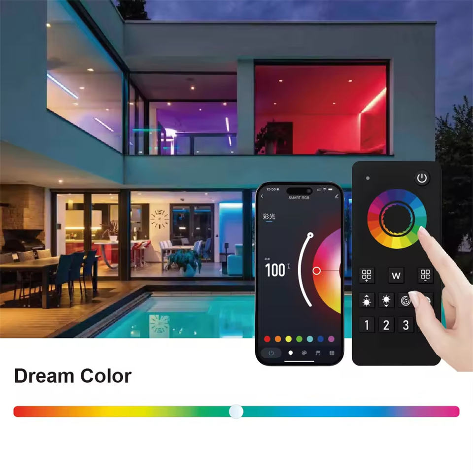 C103W Mash Group Sync Tuya Smart WiFi RGB Night Light 12V 24V COB ...
