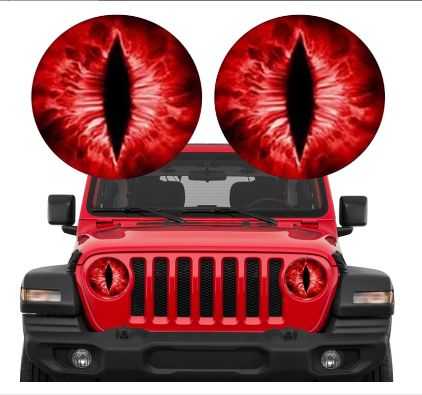 Realza la personalidad de tu coche con pegatinas ojos coches y gráficos ...