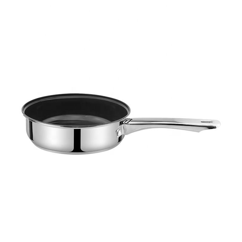 7PC Set Stainless Steel Cookware Set Soup Pot Casserole Silver Color ...