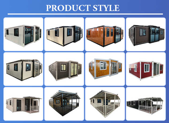 Customized Fold Out House Portable Mobile Homes Luxury 20ft 40ft ...
