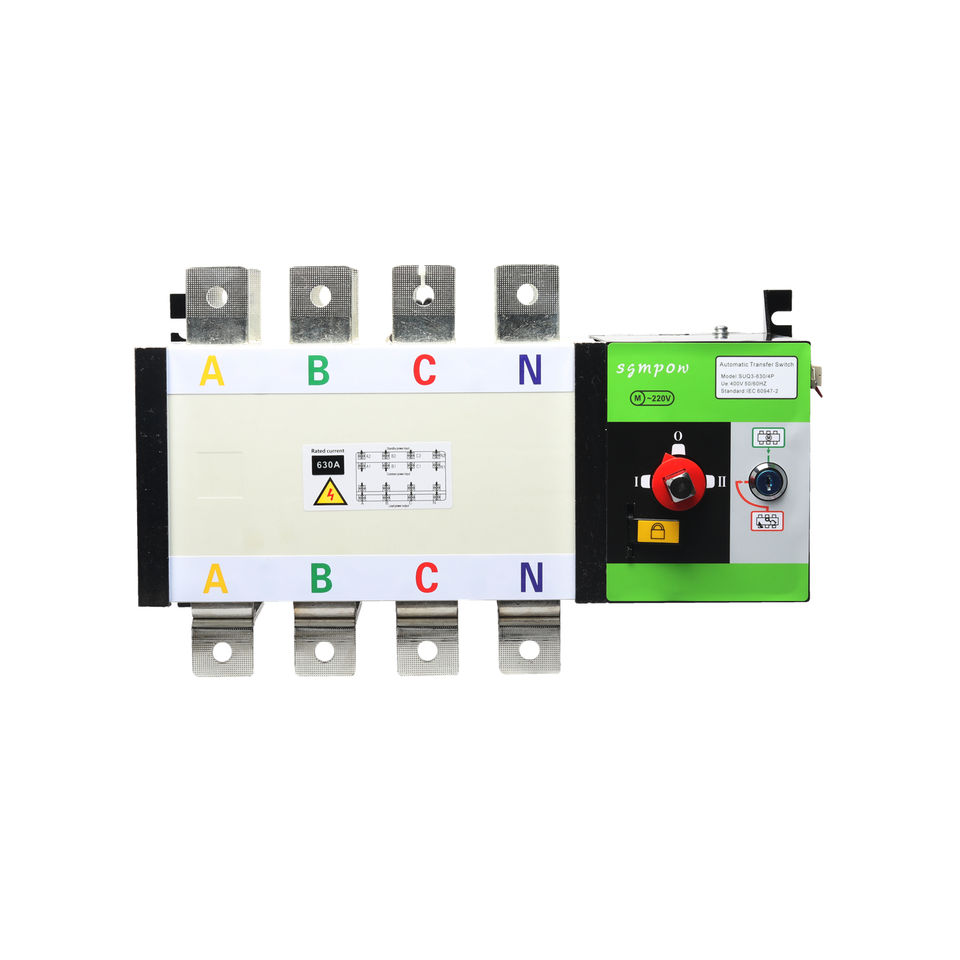 SGMPOW 630A 4pole ATS with Fire Control - Reliable Power Switching