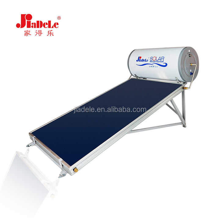 JIADELE 300 Liters Pressurized Flat Plate Solar Energy Hot Water Heater ...