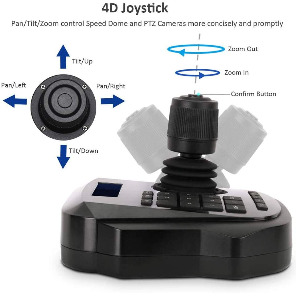 Network PTZ Joystick Controller - Precision Camera Control