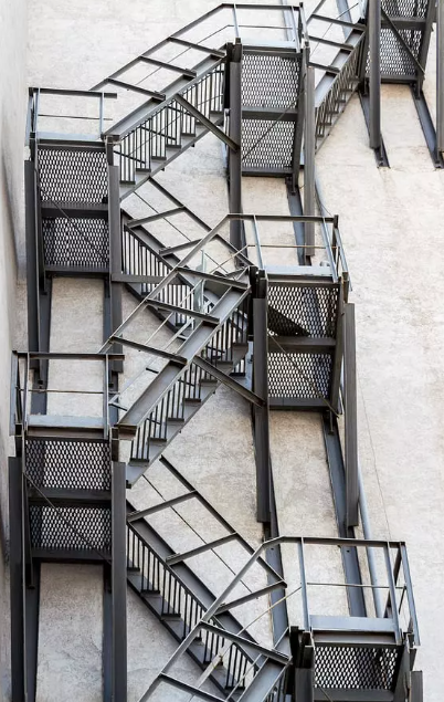 Verified Supplier Steel Checkered Plate Stairs Hot Galvanized Finish ...