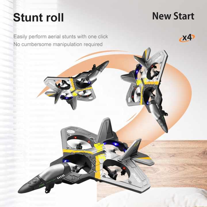4DRC V17 RC Fighter Drone - Professional Airplane Hobby