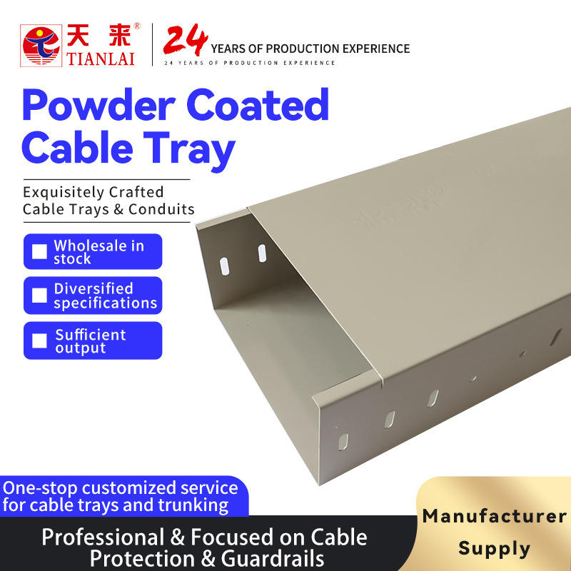 Galvanized Powder Coated Bridge Cable Tray Fireproof Trough for ...