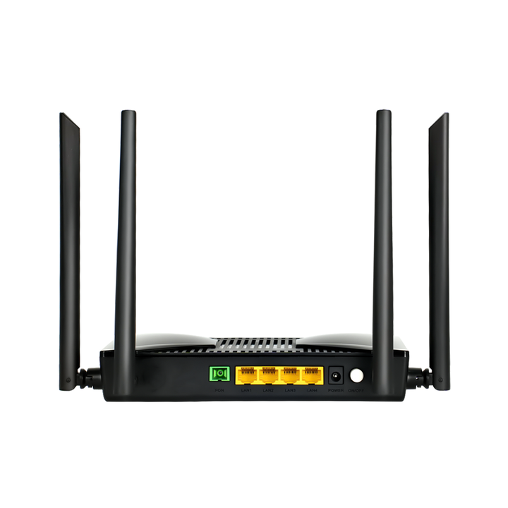 AX3000 XPON ONU 4GE Dual Band WiFi Optical Network Unit with VOIP and ...