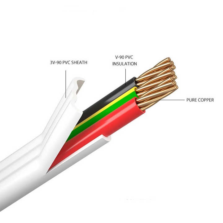 ASNZS 5000.2 Twin and Earth Flat TPS Cable 2C Plus E 450 750V PVC ...