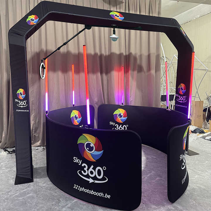 Party Supplies Overhead 360 Photo Booth - Commercial Rental