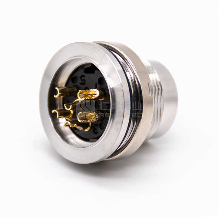 M16 Connectors 6 Pin Panel Mount Connector Plug - Reliable Performance