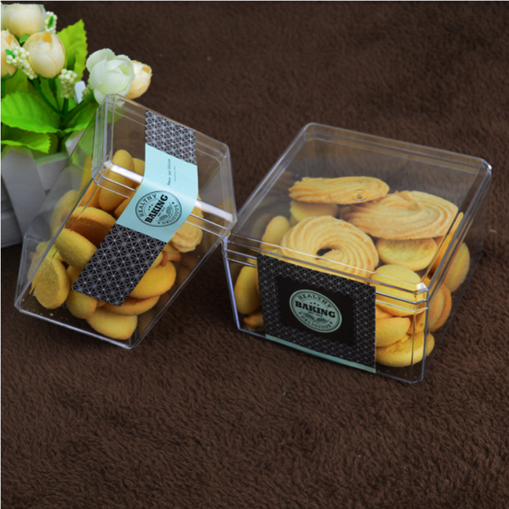 PS Transparent Plastic Food Containers - Perfect for Cookies