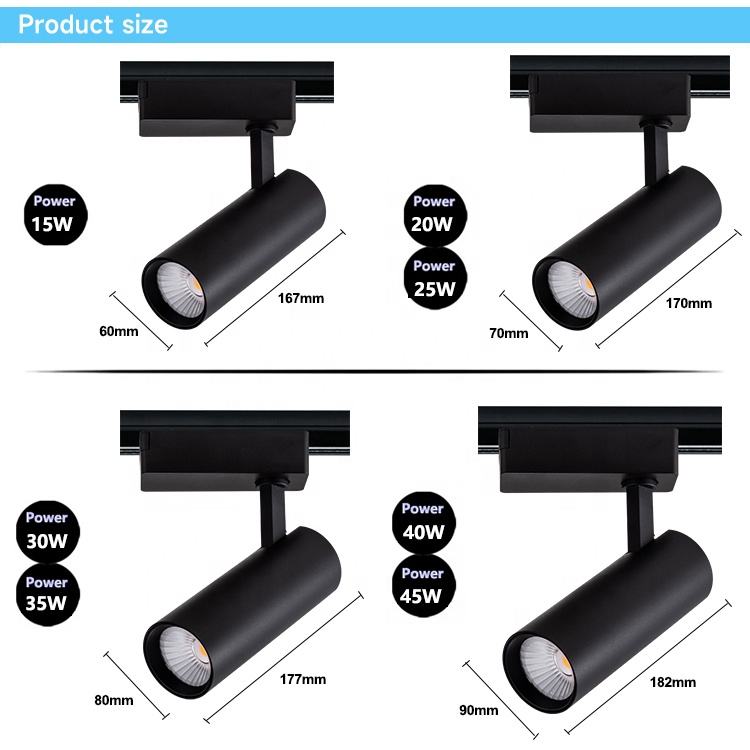 COB Modern Ceiling Track Lights - 30W for Commercial Use