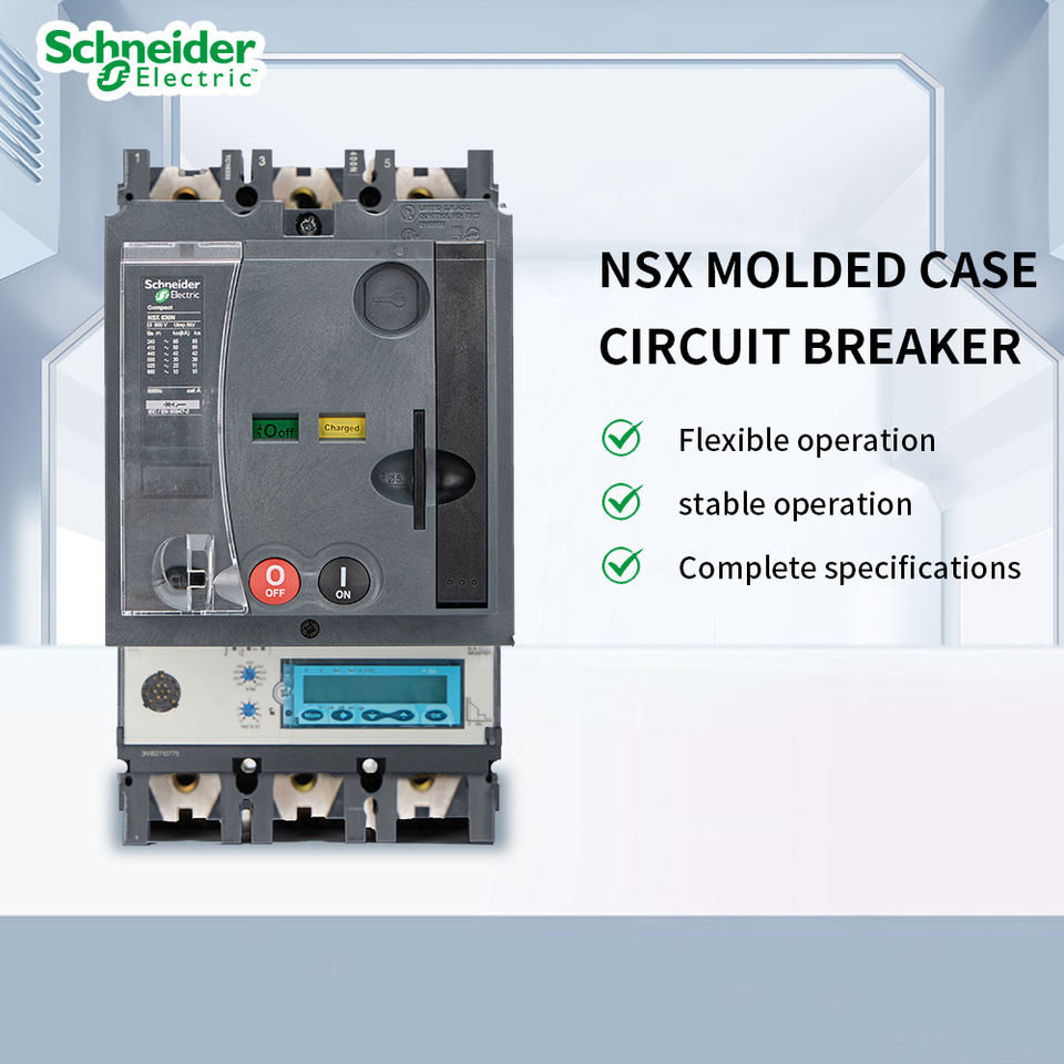 Schneiders NSX Series Molded case Circuit Breakers 400A 630A MIC 5.3A ...