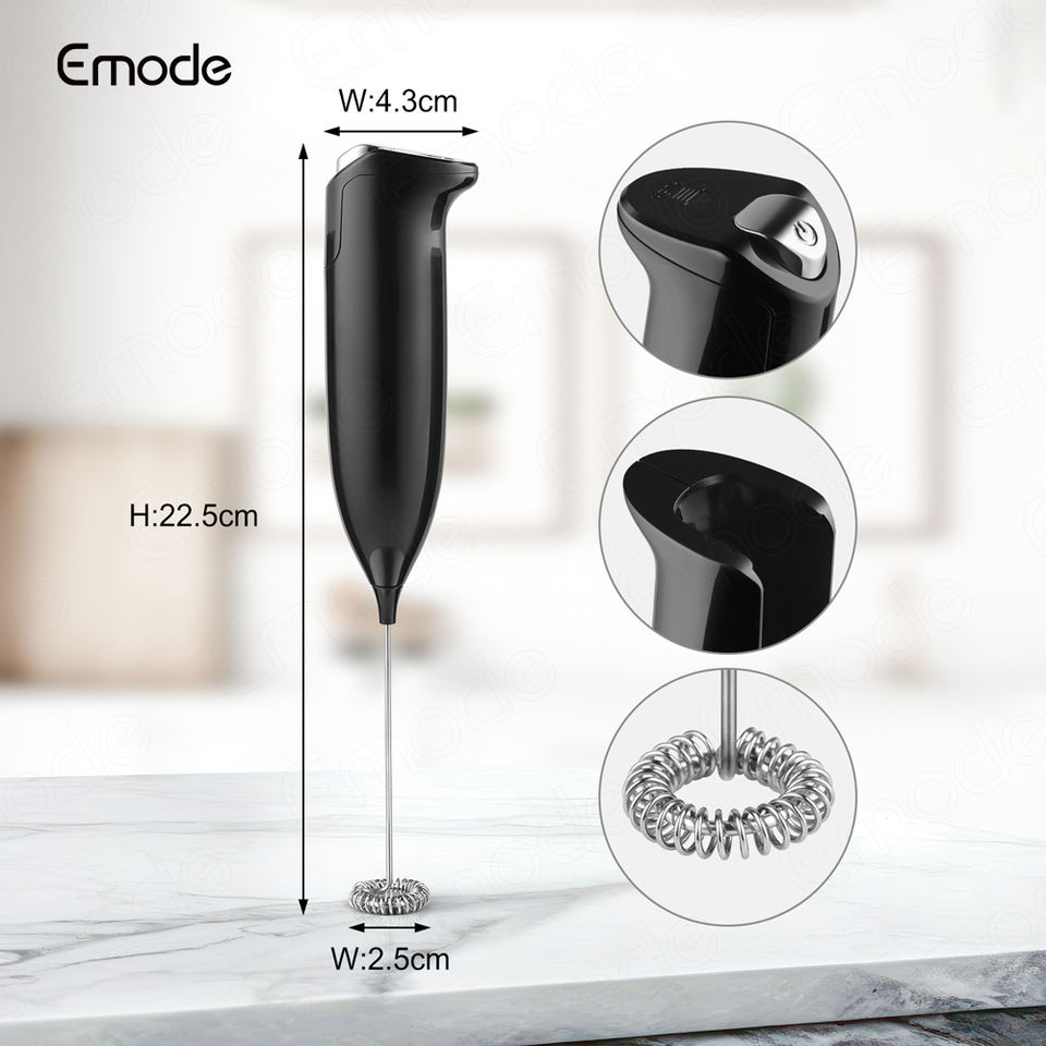 2026 Battery Milk Frother Customizable Operated Drink Mixer Automatic ...