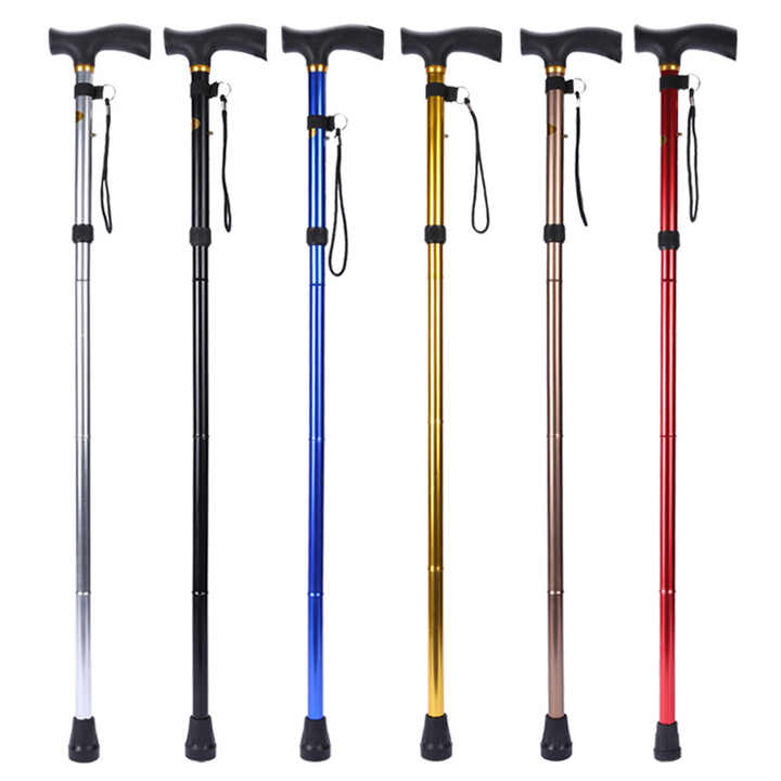 PVC Plastic Handle Walking Cane Lightweight Adjustable Portable Walking ...