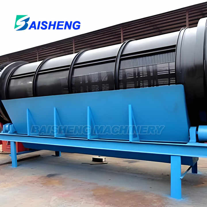 High Efficiency Industrial Trommel Screen Screener Machine System With ...