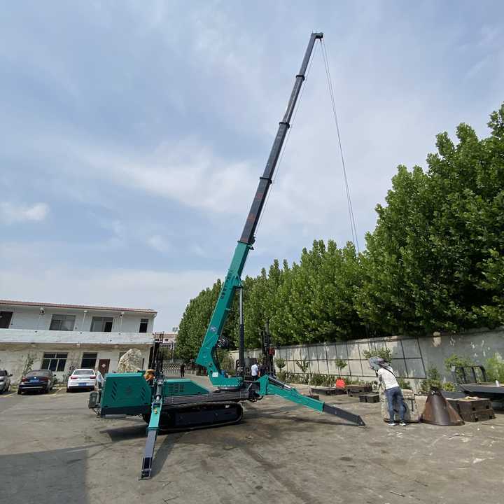 High Quality 8 Ton Crane 3 Ton 5 Ton 8 Ton 12 Ton Spider Crane Telescopic Boom Mini Crawler ...