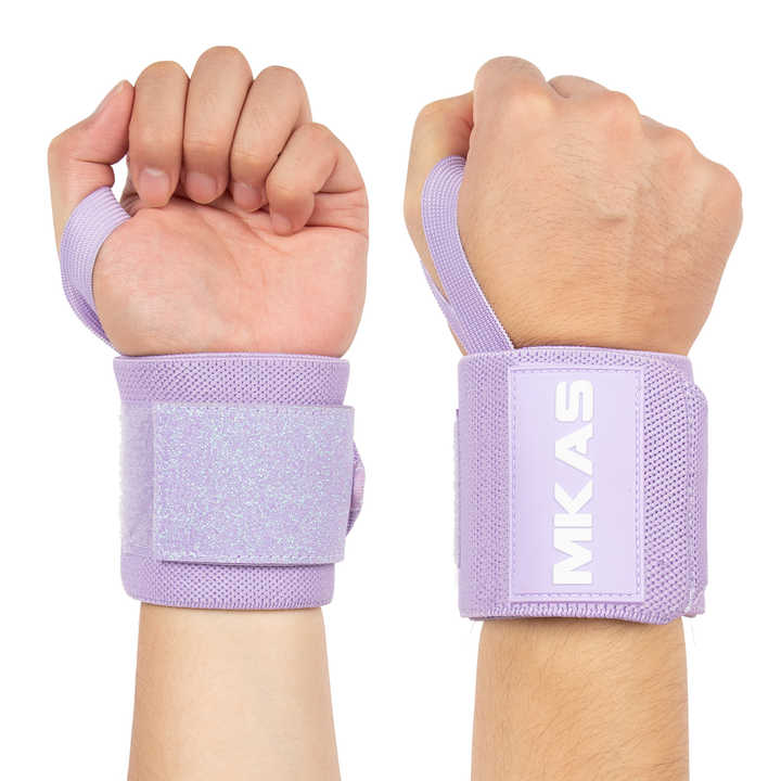 LADYGLOW Wrist Wraps Heavy-duty Thumb Loops Elastic Gym Wrist Support ...