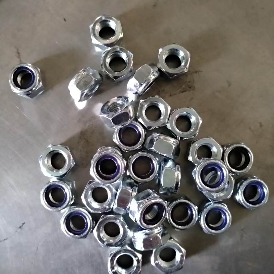 Zinc Plated M3 Metric Thread Hex Nut Carbon & Stainless Steel Locking ...