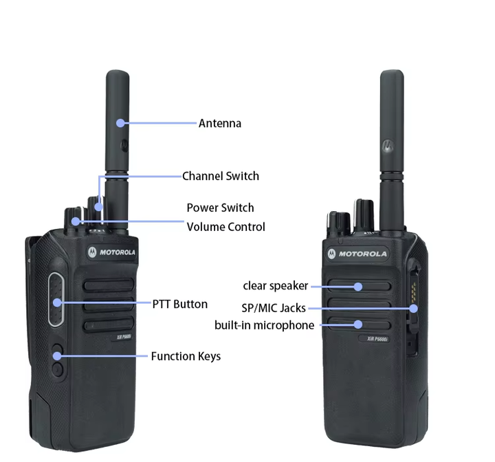 Motorola DEP550e Walkie Talkie, IP68 Two Way Radio DMR 50KM UHF/VHF ...