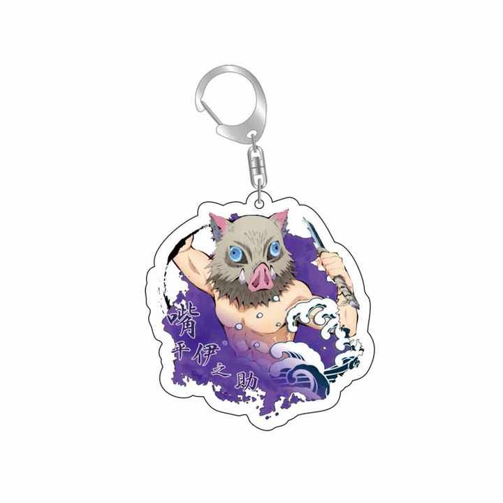Customized Demon Slayer Cute Acrylic Keychains - Dessin Tueur