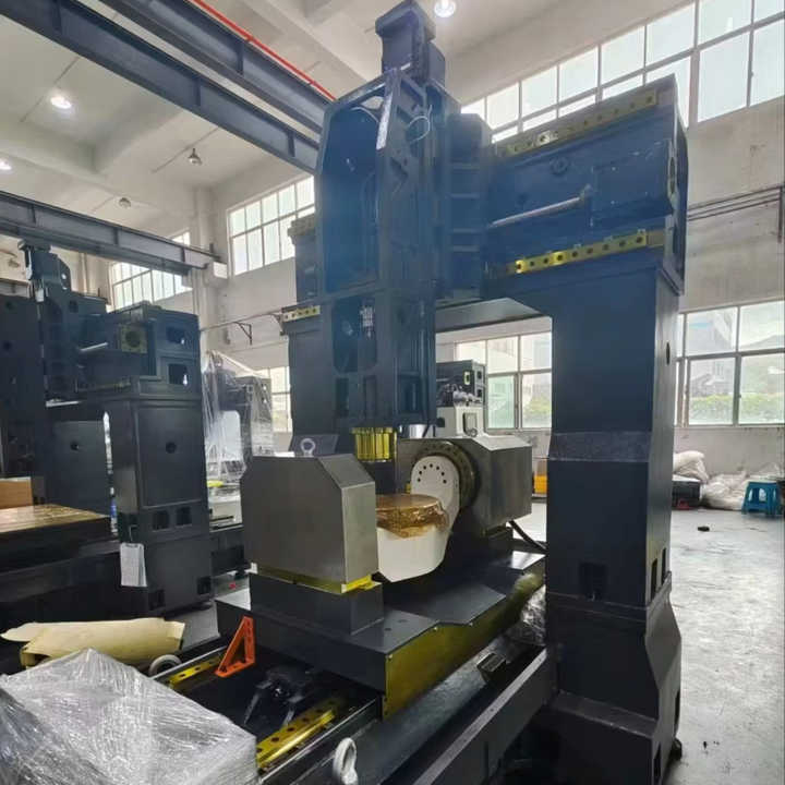 5 Axis Gantry CNC Machining Center Single Big Size Syntec Control System HSK-A63 Taper Core ...