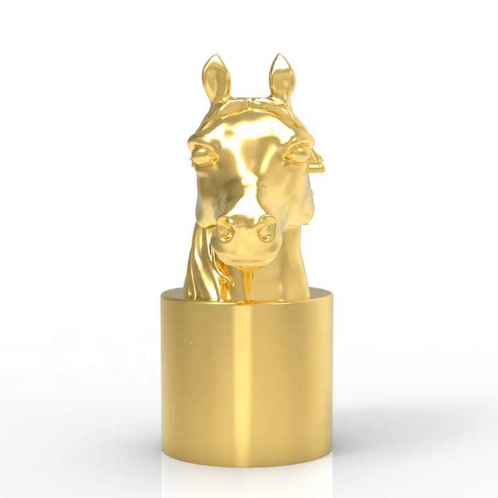 Horse-shaped Animal Perfume Cover Cap Manufacturers Zamac