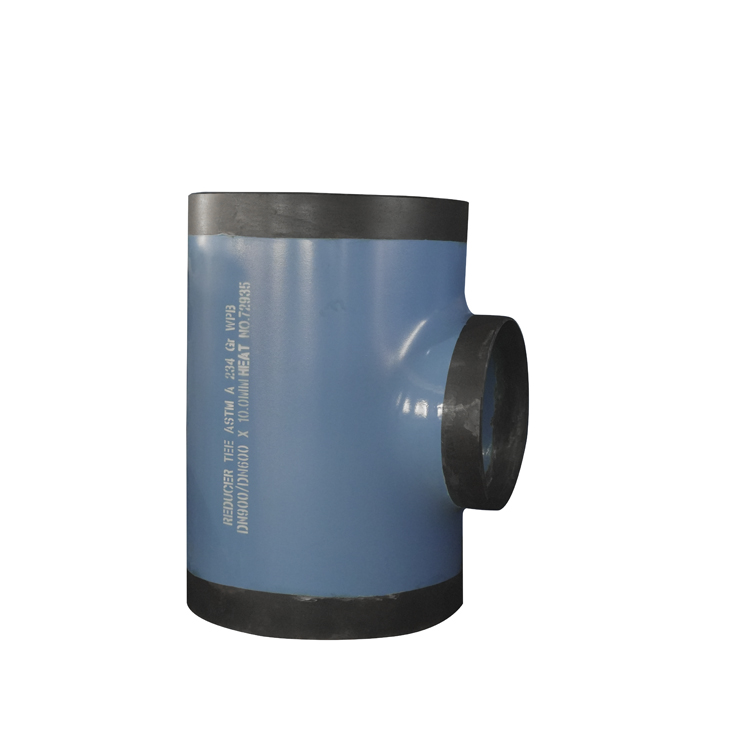 Customizable Nickel Alloy ASME 16.9 BLUE tee straight Tee
